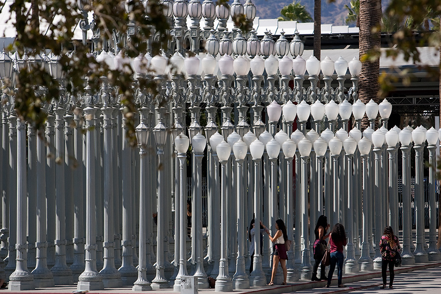 LACMA Art Museum Light Poles - MyNewsLA.com