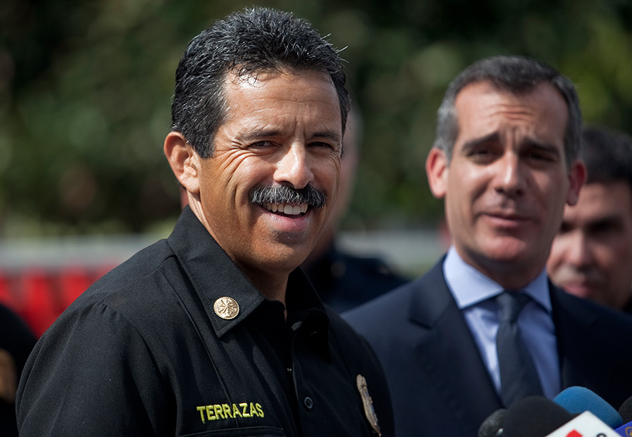 Los Angeles LAFD Fire Chief Ralph Terrazas - MyNewsLA.com