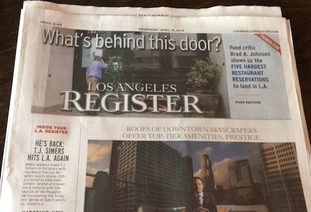 L.A. Register Newspaper Ceases Publishing Efforts - MyNewsLA.com