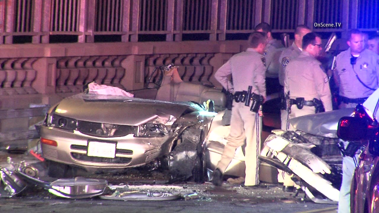 58-year-old driver flees CHP, crashes head-on in Pasadena - MyNewsLA.com