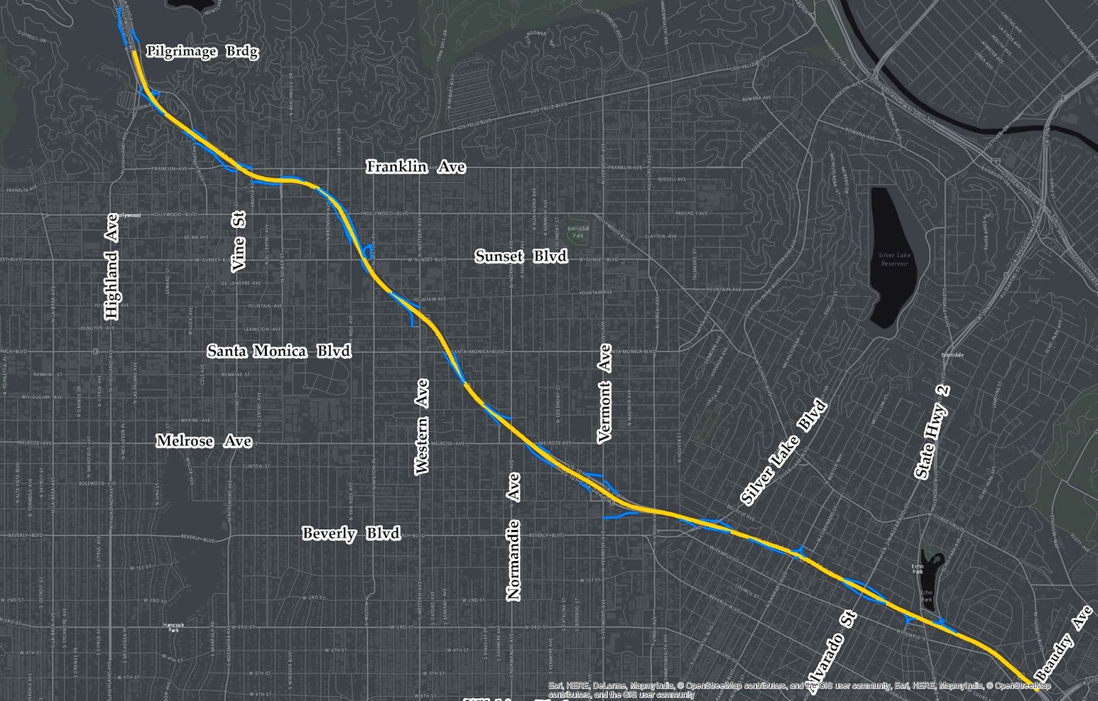 101 closing overnight from downtown to Hollywood for repaving ...