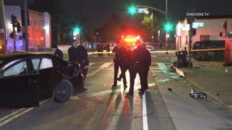 4 Wounded in South Los Angeles Shootout Crash While Fleeing - MyNewsLA.com