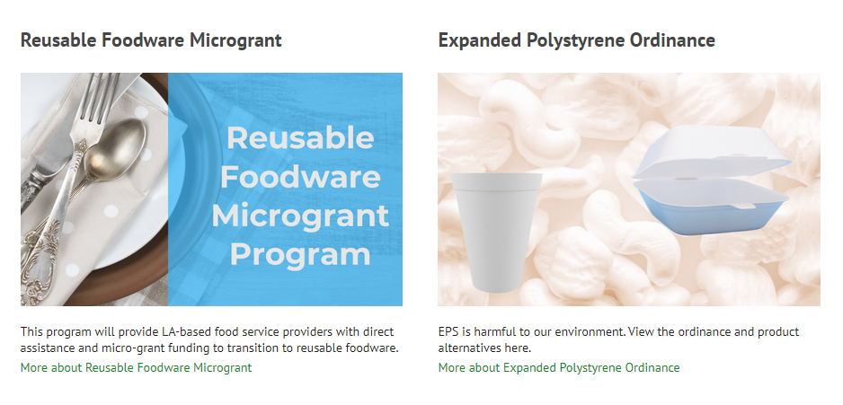 City of Los Angeles Launches Reusable Foodware Microgrant Program ...