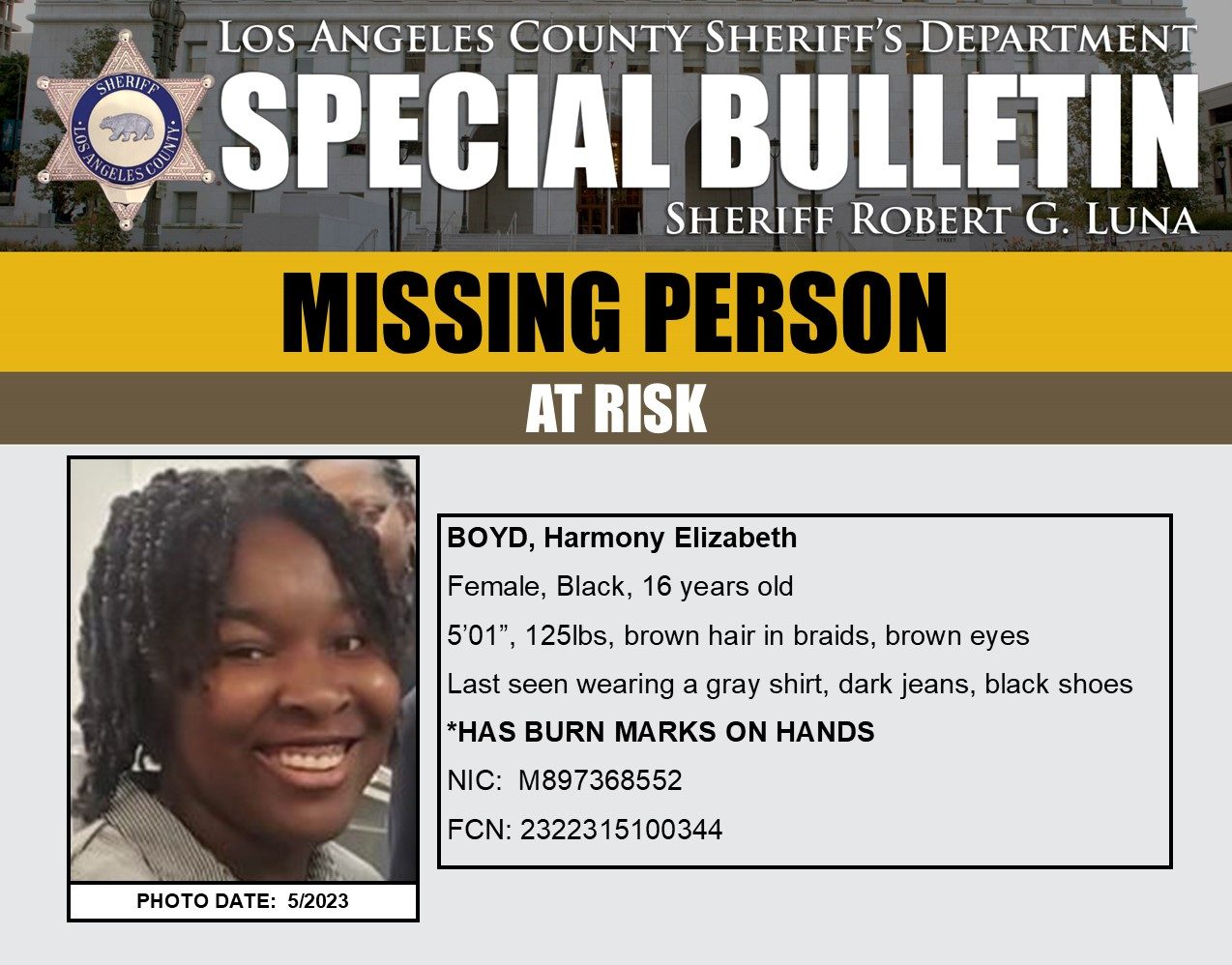 Girl, 16, Reported Missing From Lancaster Area - MyNewsLA.com