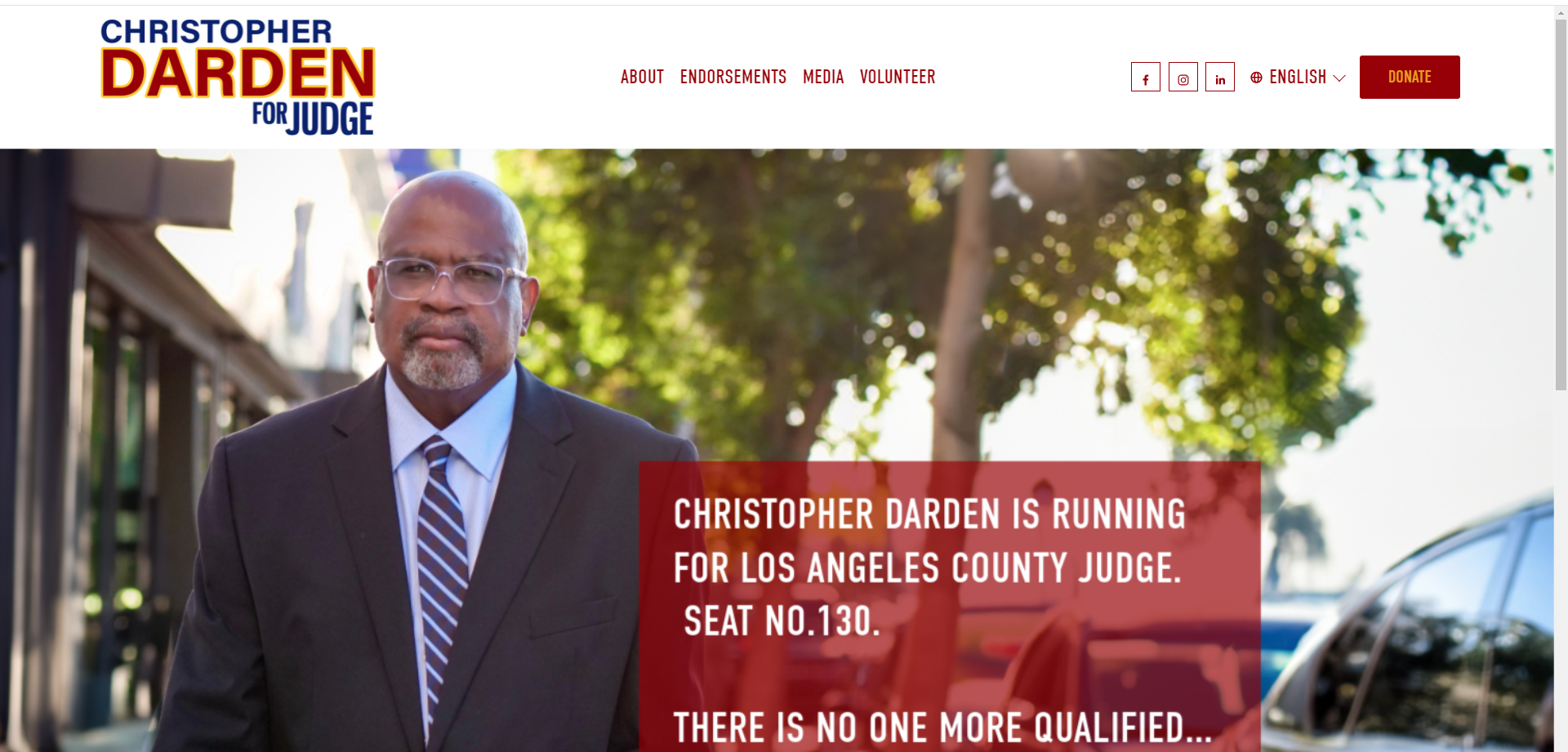 Kim and Fred Goldman Endorse Chris Darden for L.A. Superior Court Judge ...