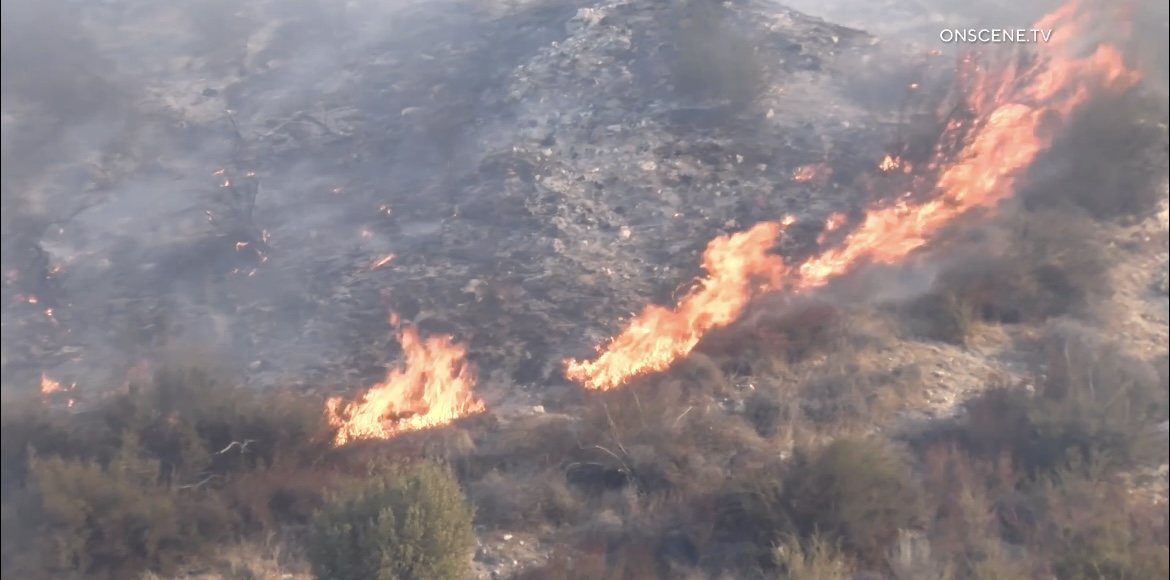 Lidia Fire in Acton 60% Contained - MyNewsLA.com