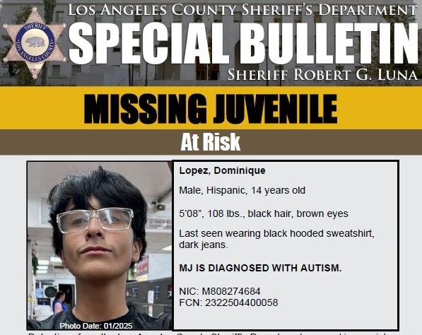 Autistic Teen Missing in Los Angeles - MyNewsLA.com