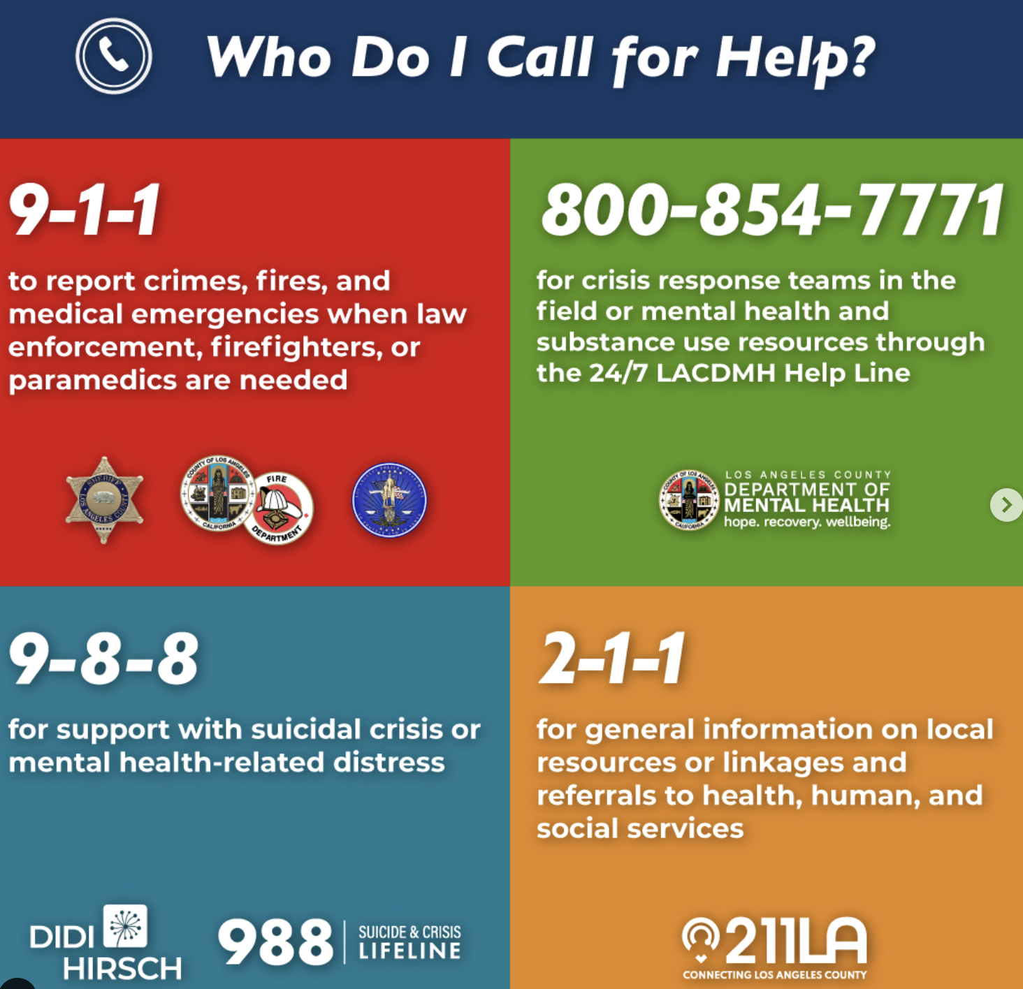 LA Mental Health Dept Launches Crisis Response Awareness Campaign ...