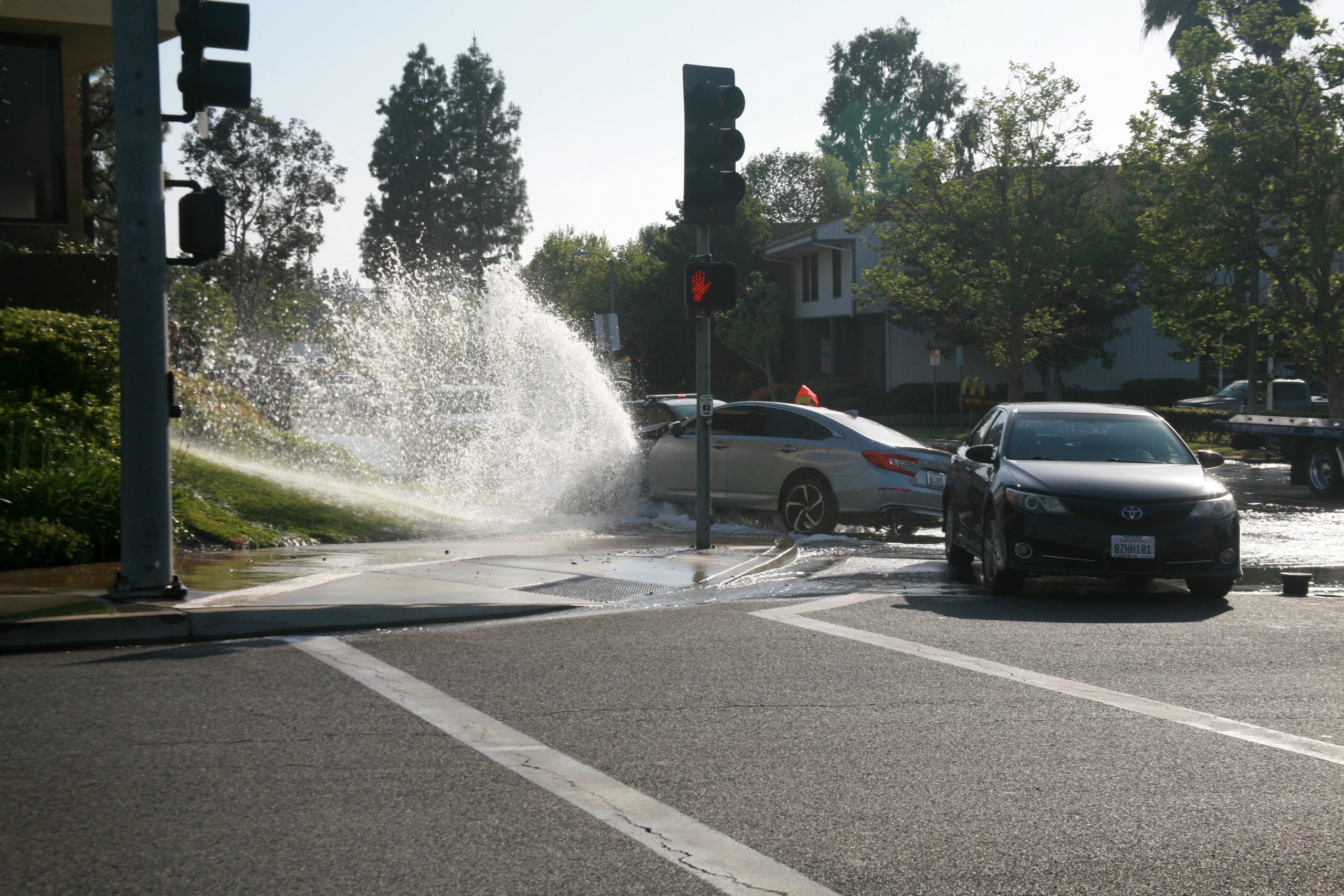 Driver Crashes into Fire Hydrant, Shears Thousands of Gallons ...