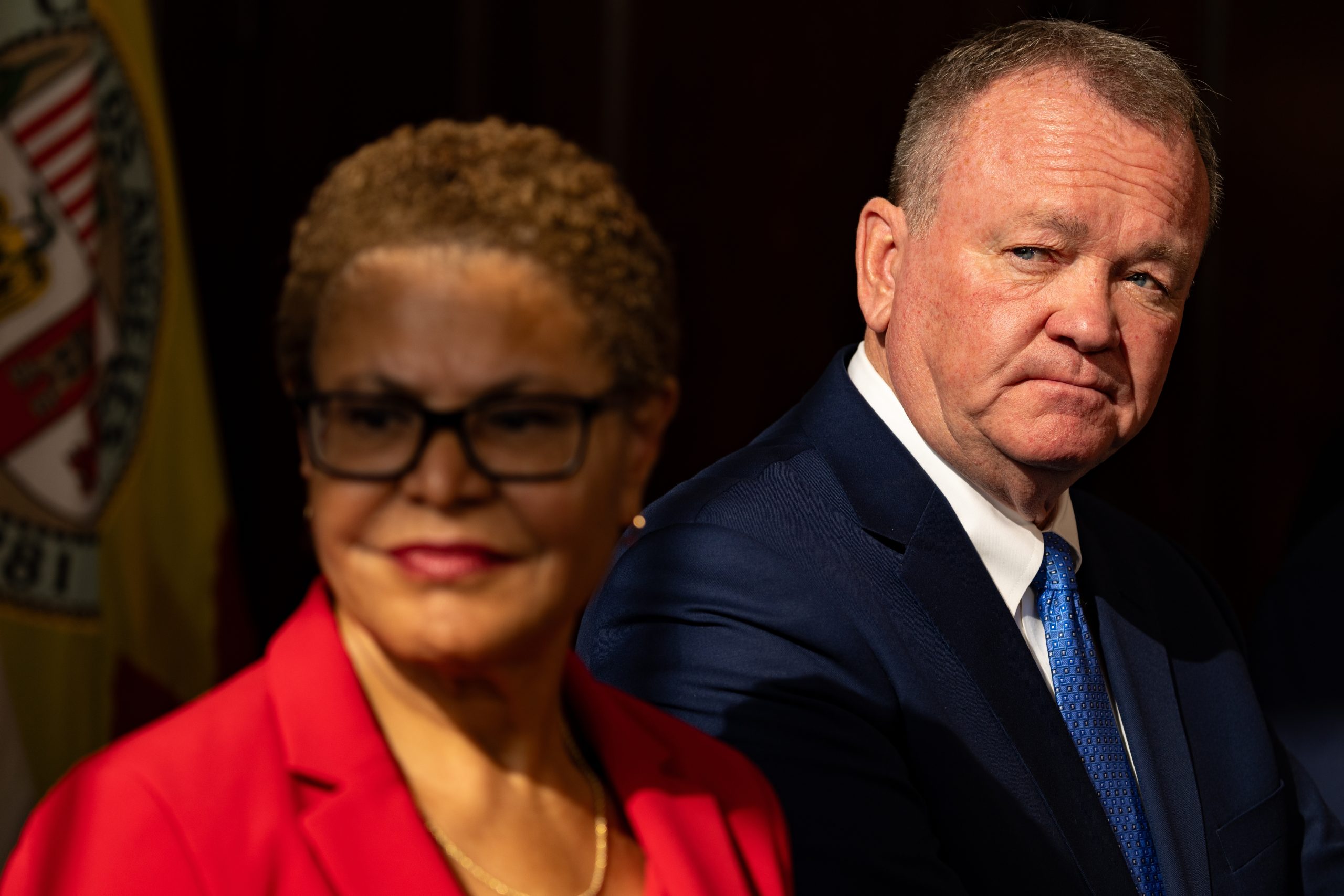 LAPD Chief McDonnell Announces Homicides Declining, Despite Officer ...