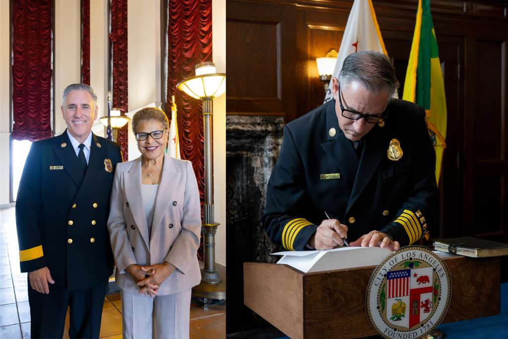 LAFD Chief Touts New Tools Ahead of 1-Year Anniversary of LA Fires ...