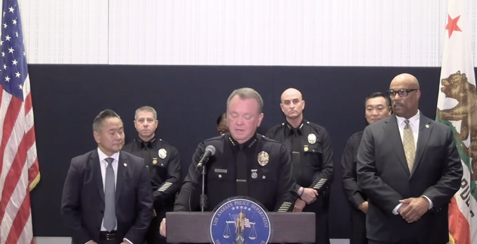 LAPD Chief Jim McDonnell Reports Record-Low Homicide, Crime Rates in ...