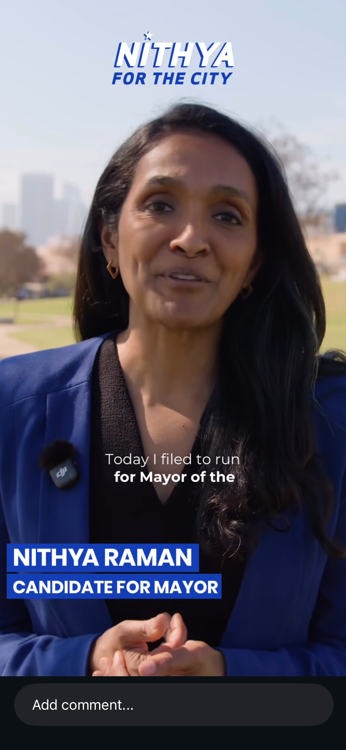 Nithya Raman Launches Campaign for LA Mayor - MyNewsLA.com